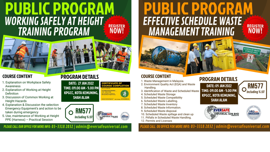 WSAH SCHEDULE WASTE | Eversafe Universal