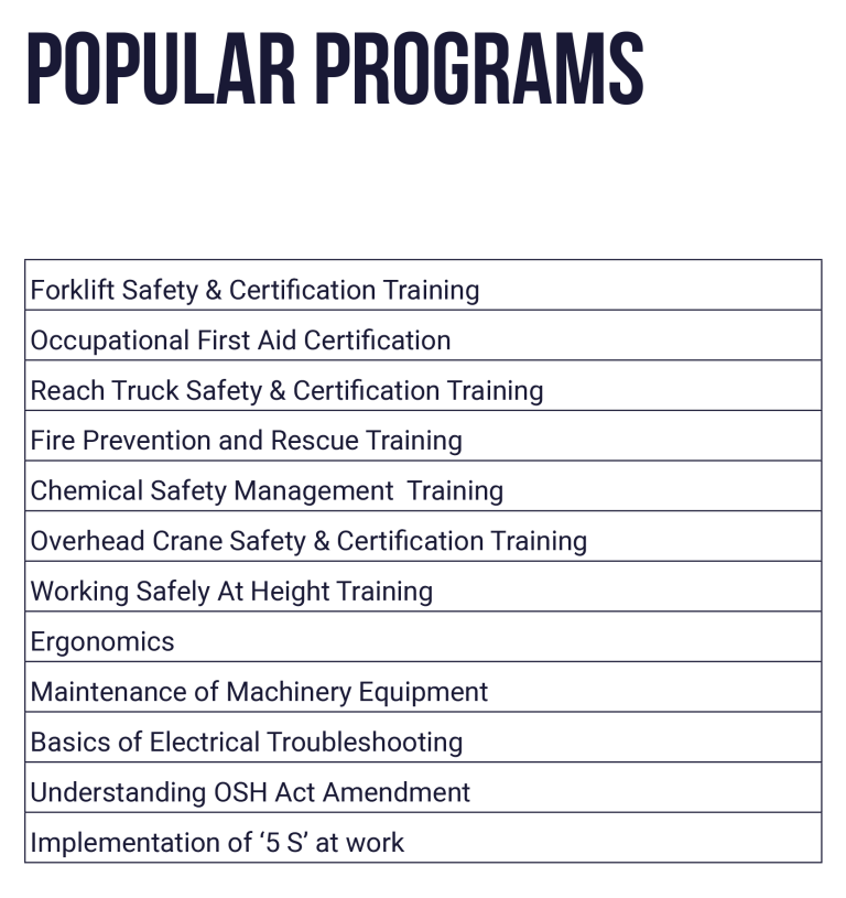 Technical Trainings | Eversafe Universal